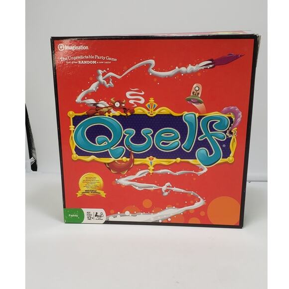 Spin Master | Games | Quelf Board Game The Unpredictable Party Game ...